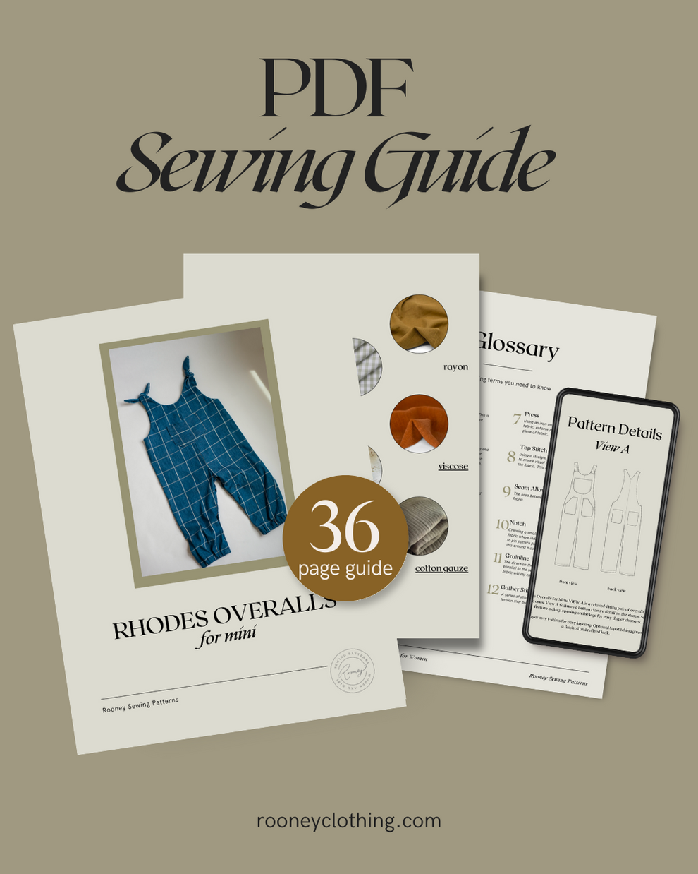 Rhodes Collection – Rooney Sewing Patterns